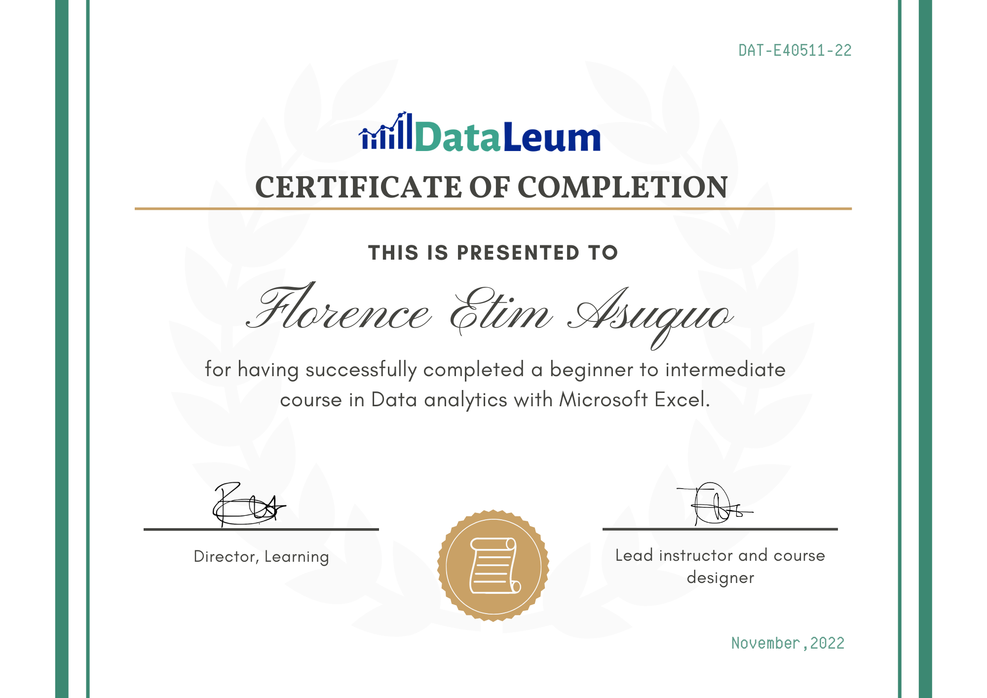 Florence Asuquo - Data Analyst || Excel || Power BI || SQL | LinkedIn