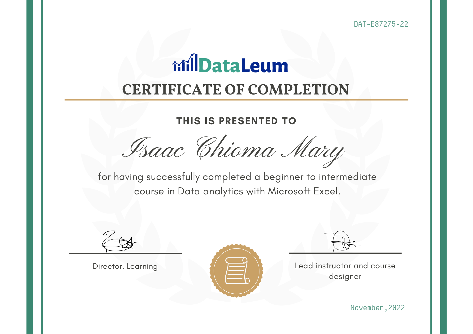 Chioma Isaac - Data Analyst | LinkedIn