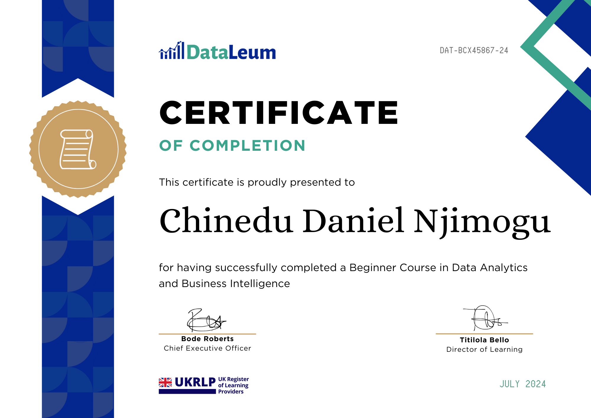 Chinedu Njimogu - Data Analyst | Excel Expert (Data Cleaning, Analysis & Visualization) | SQL ...