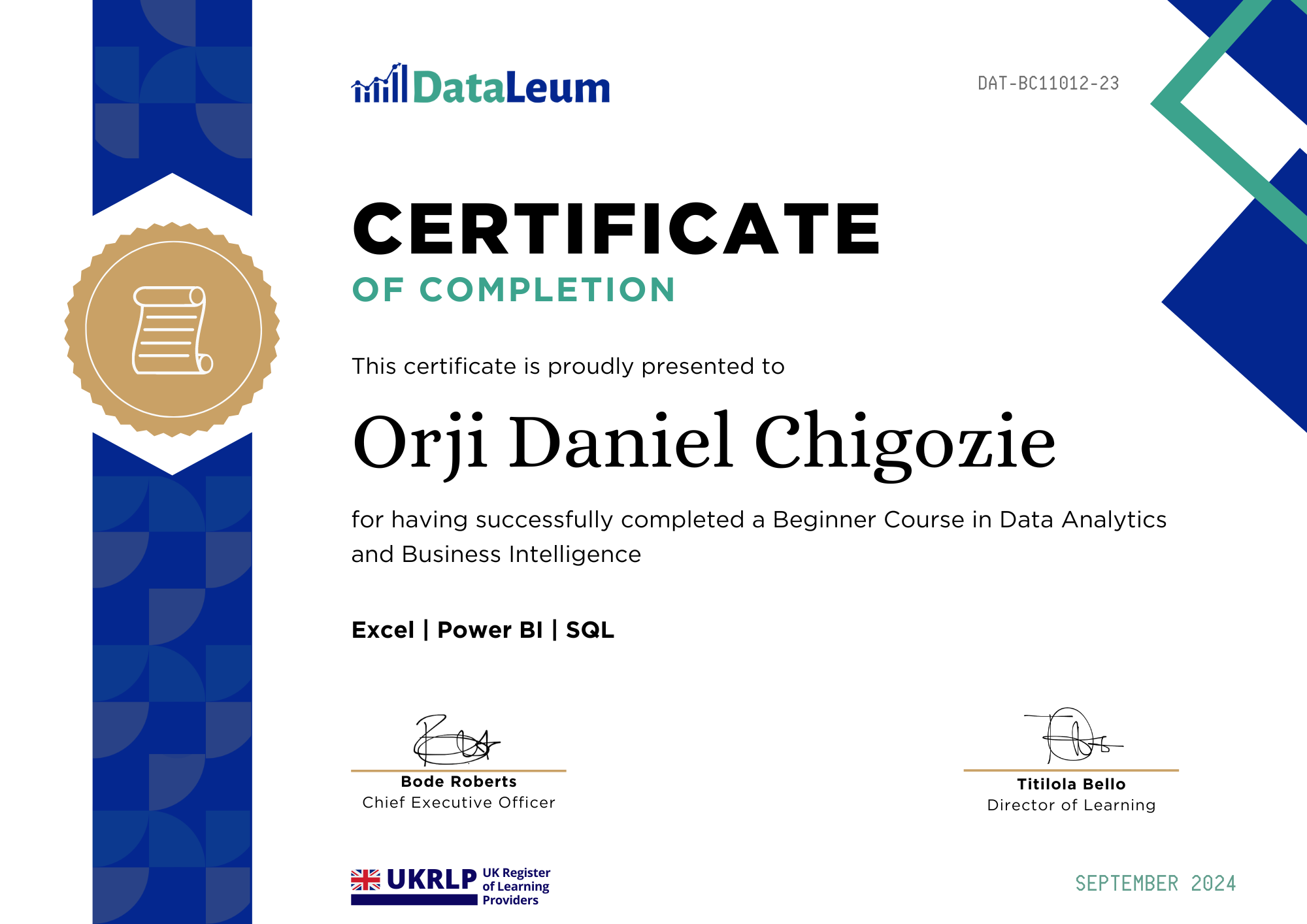 Daniel Orji - Account payable Assistant | LinkedIn